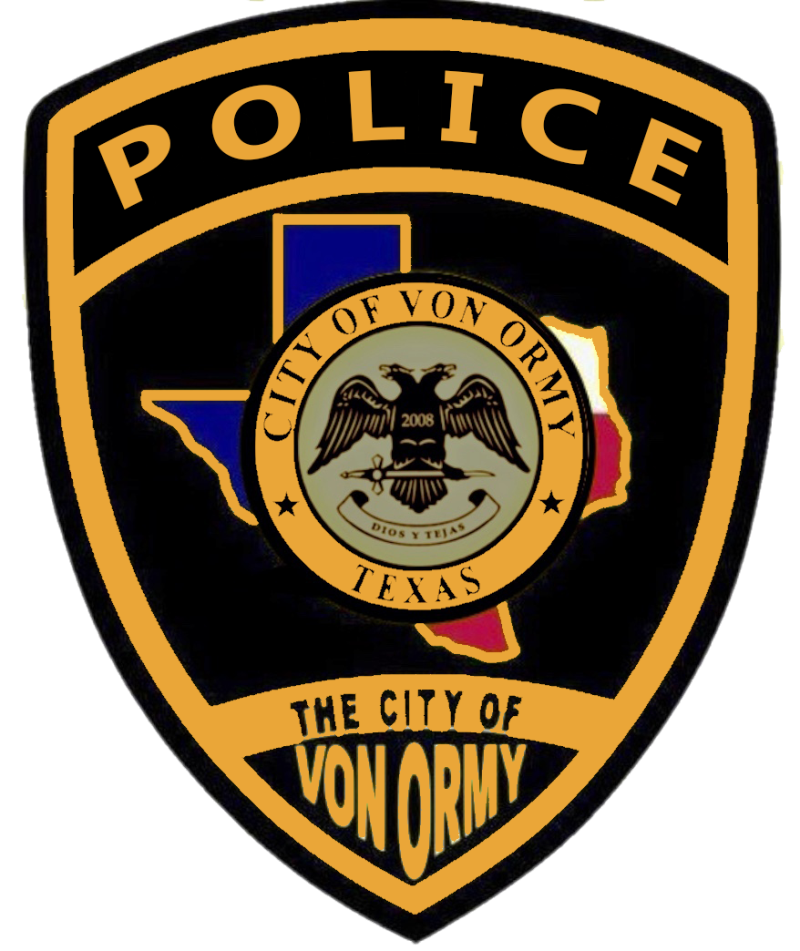 City of Von Ormy - Message from Chief of Police